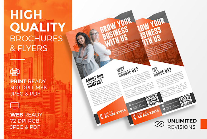 Do a high quality brochure or flyer design by Rmrdesign | Fiverr