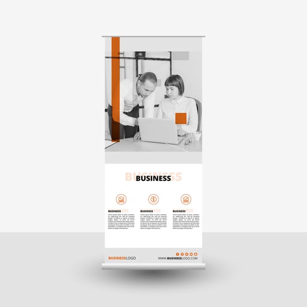 Design seminar and conference roll up banner, poster, billboard by ...