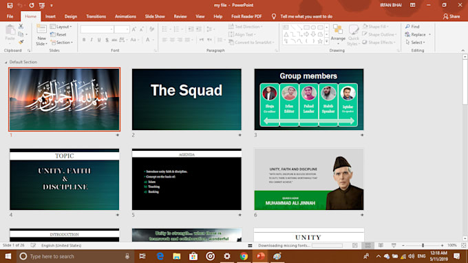Create a unique powerpoint presentation in 24 hours by Irfanaqeel | Fiverr