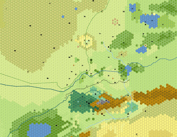 Draw you a hex map by Anarchydice | Fiverr