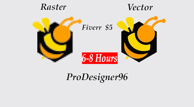 Convert and vectorise logo to vector in 6 hours by Prodesigner96 | Fiverr