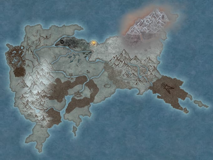 Create a dnd fantasy parchment map for you by Erikgatin | Fiverr