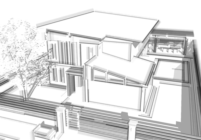 Make a 3d interior design in sketchup by Designaddict | Fiverr