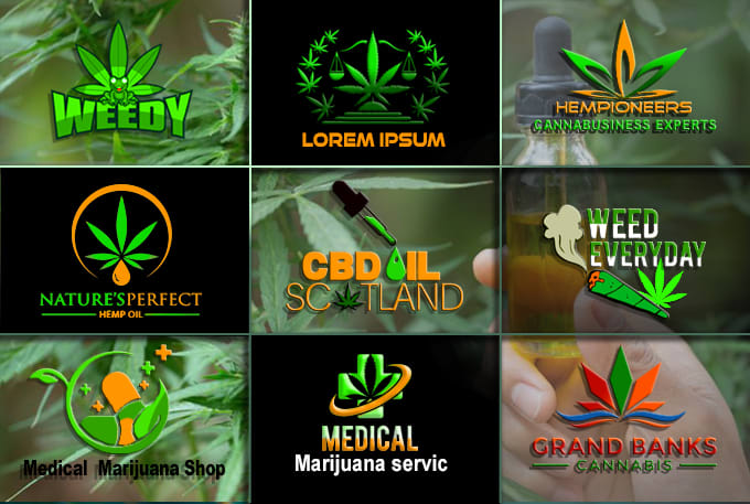 Create marijuana and cannabis logo by Masum2018 | Fiverr