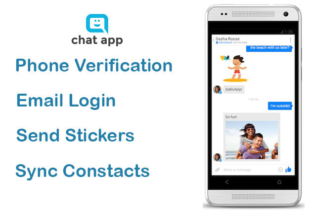 Give readymade android chatting app like facebook messenger by ...