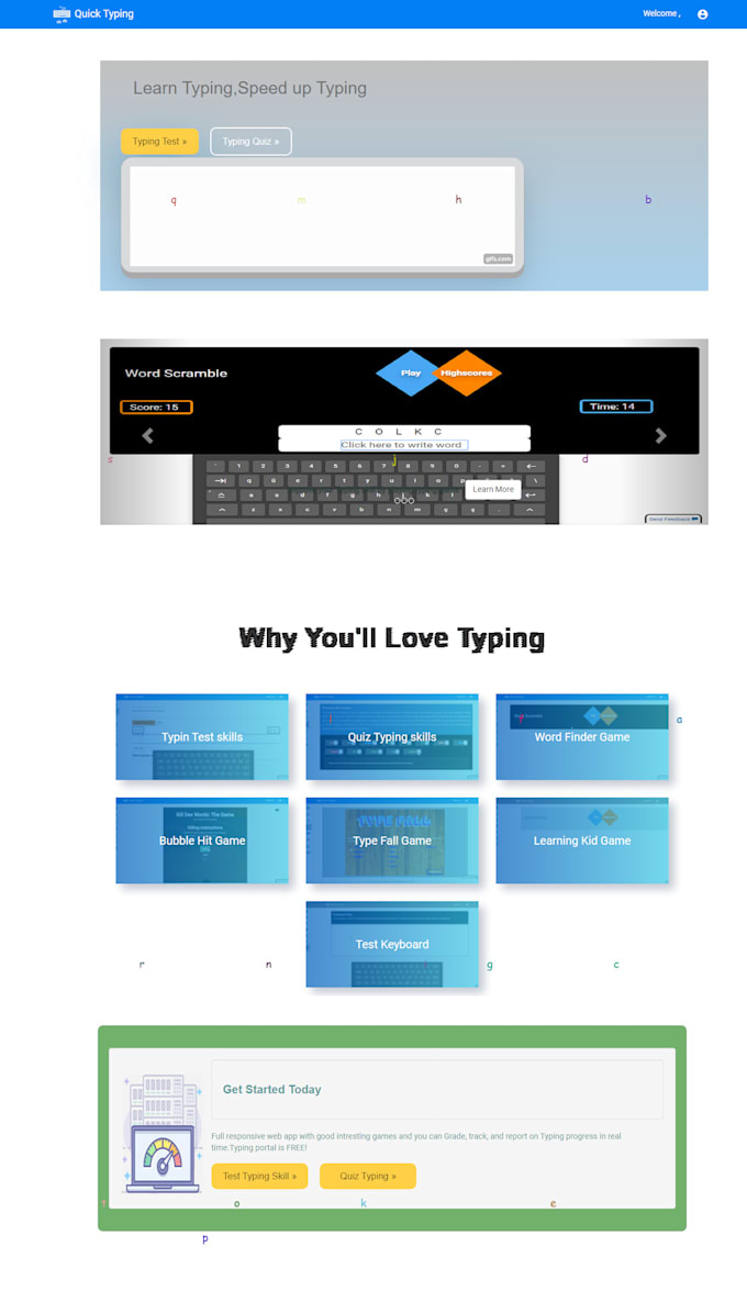 Design and develop single page website using angular by Solobinder | Fiverr