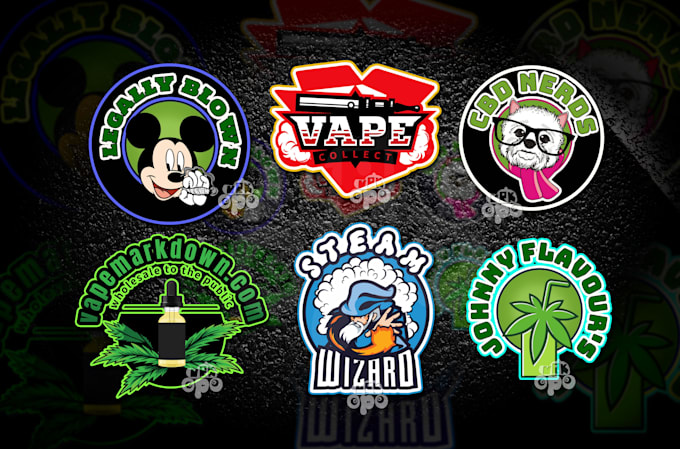 Do medical marijuana cannabis hemp weed vaping cbd logo by Vrkopo | Fiverr