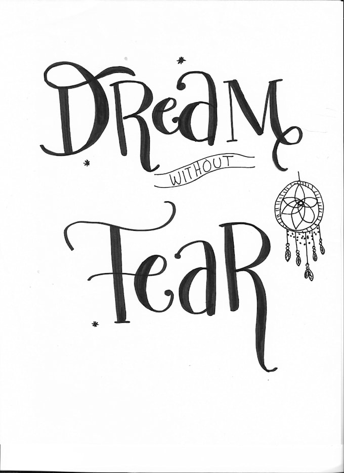 Hand draw a beautiful calligraphy design for you by Innovationink | Fiverr