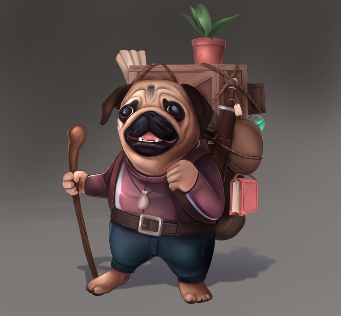 Render character art for you for your dnd campaign by Torvundart | Fiverr