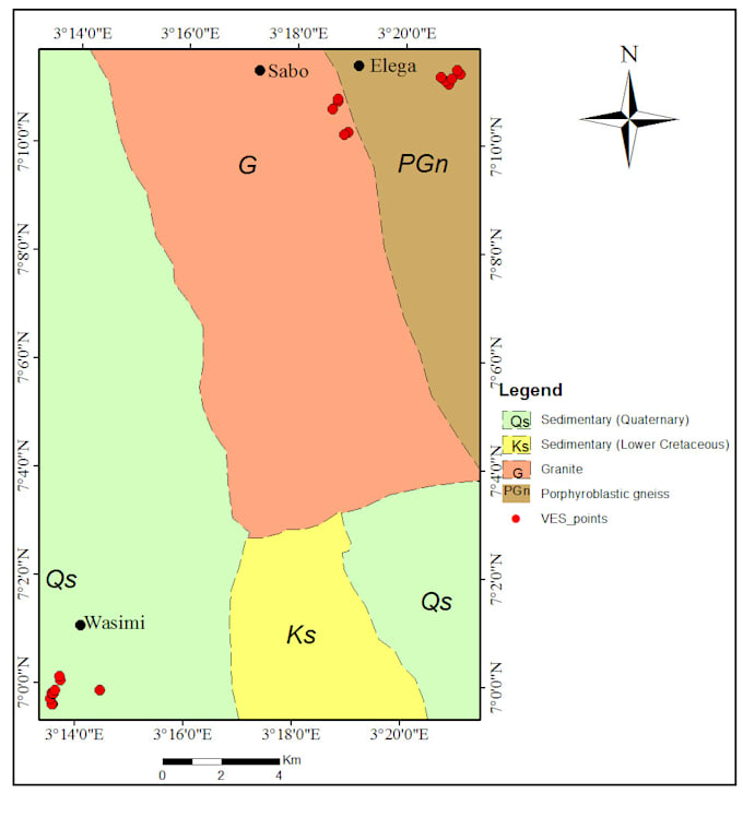 Create and digitize maps using gis tools by Opeadedoyin | Fiverr