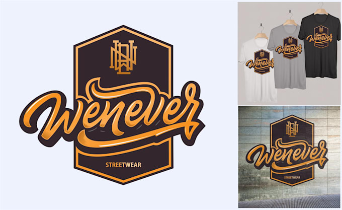Design awesome hand lettering logo design by Artdictive | Fiverr