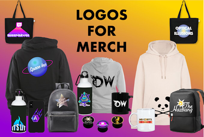 Design a professional logo for your merch, or business by Chairene | Fiverr