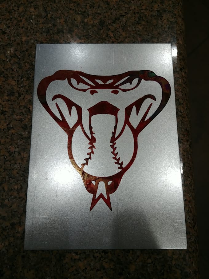 Etch a 12x12 inch metal sign by Chapinbro | Fiverr