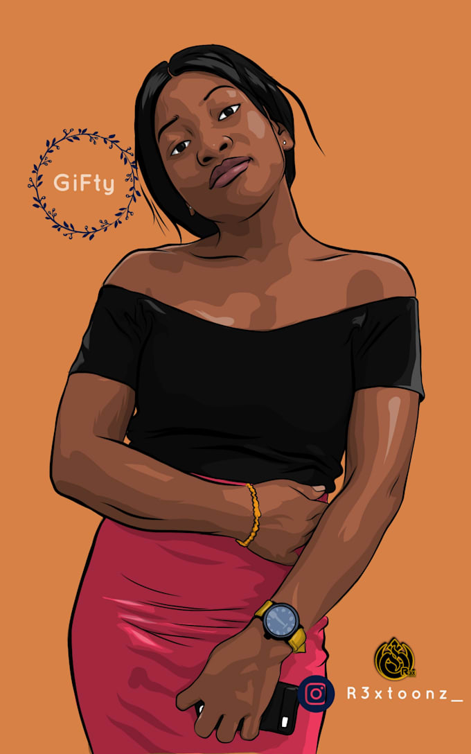 Draw high quality cartoon portraitfrom your photo by Bucciart | Fiverr