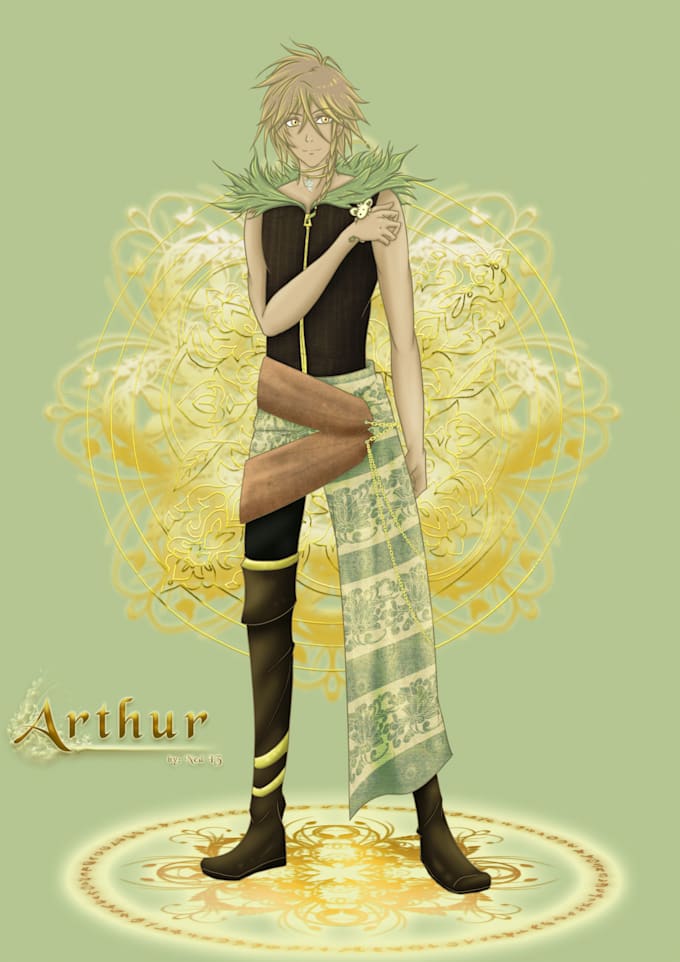 Draw or design visual novel character sprite by Callofdespair | Fiverr