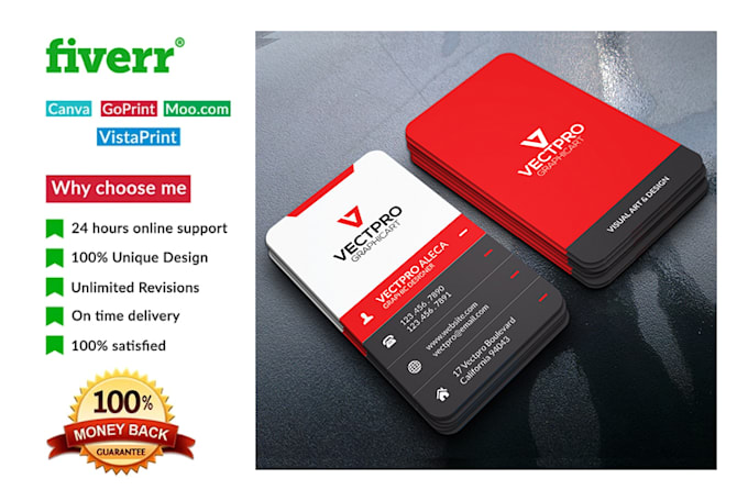 Design print ready business card design by Shagorhasan | Fiverr