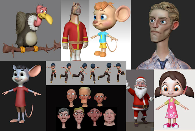 Model and texture a 3d cartoon character, prop or accessory by Turx3d ...