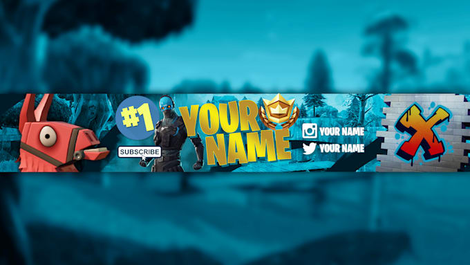 Create the perfect fortnite youtube banner for you by Tonytintheplace ...
