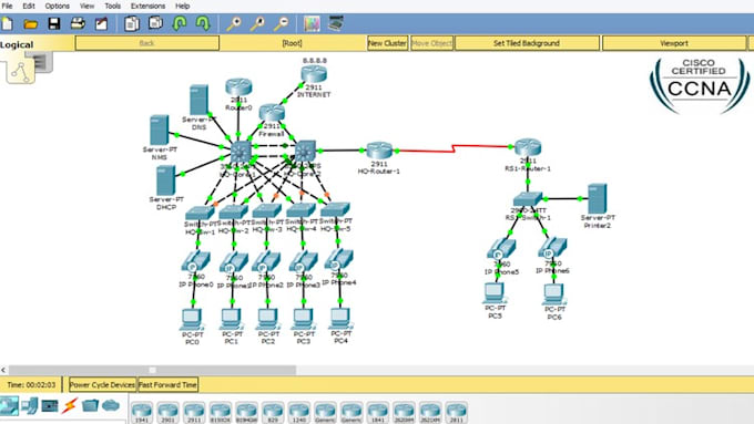 Complete your cisco packet tracer files by Zollokb | Fiverr