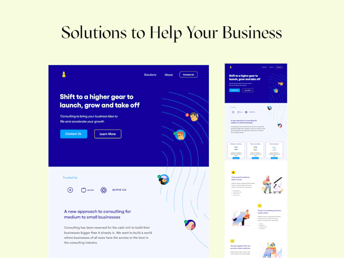 Make simple and clean web designs by Harryaravind | Fiverr