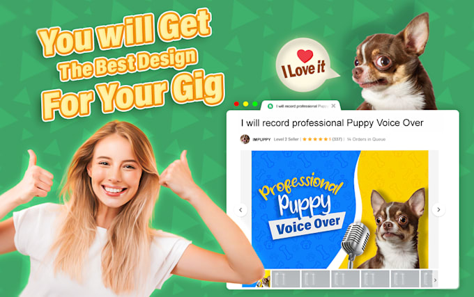 Design catchy and high quality fiverr gig image thumbnail by Creative ...