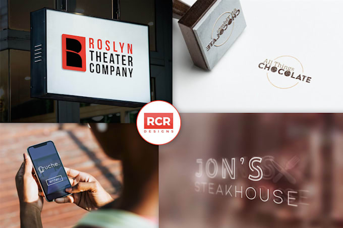 Create a simple, modern text logo design by Rossrosenfeld59 | Fiverr