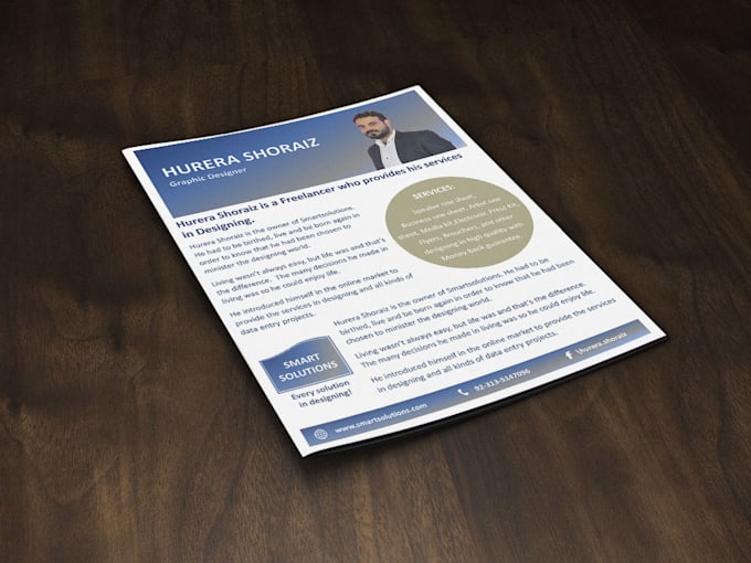 Design business one sheet by Creativemind04 | Fiverr