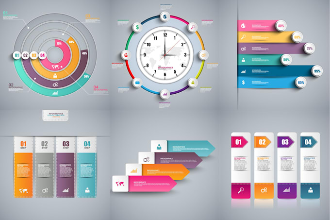 Make a professional clean looking infographic by Iliasalhaft | Fiverr