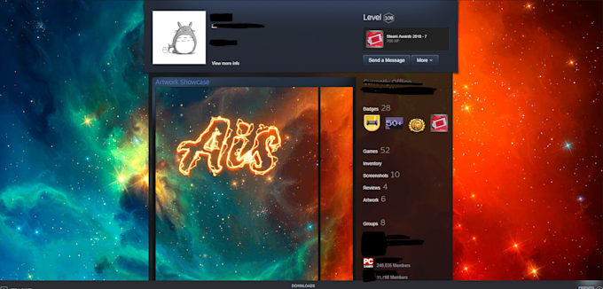 Make artwork for your steam account by Raseoner | Fiverr