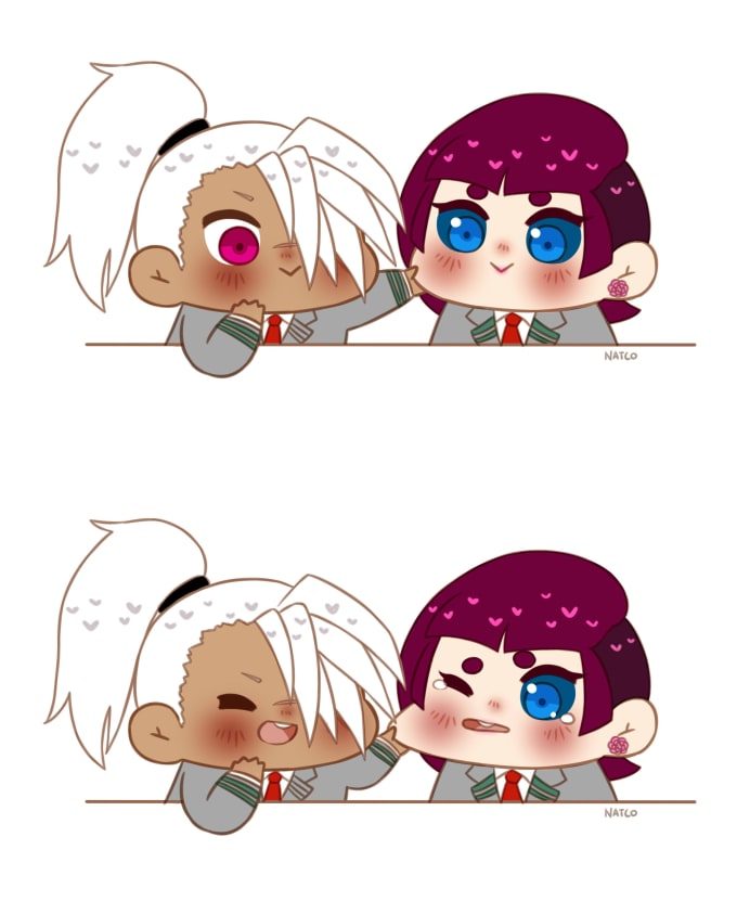 Make a cheek pinch chibi gif of your preferred character by Natconatco ...