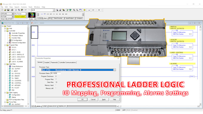 Do plc programming and hmi automation for allen bradley by Zohaibjahan ...