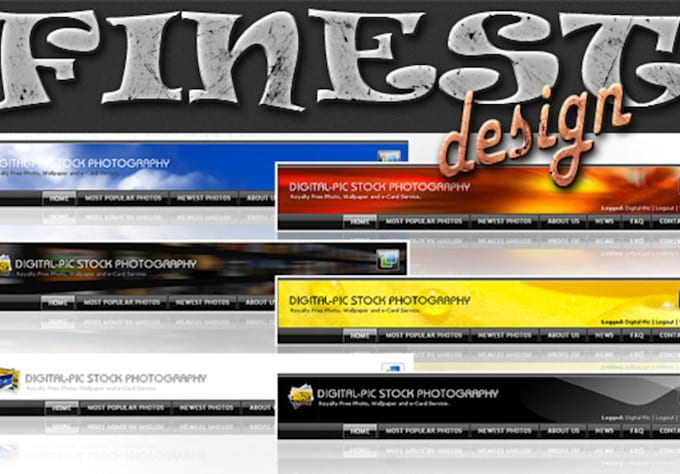 Design a unique and amazing headers only by Fineststudio | Fiverr