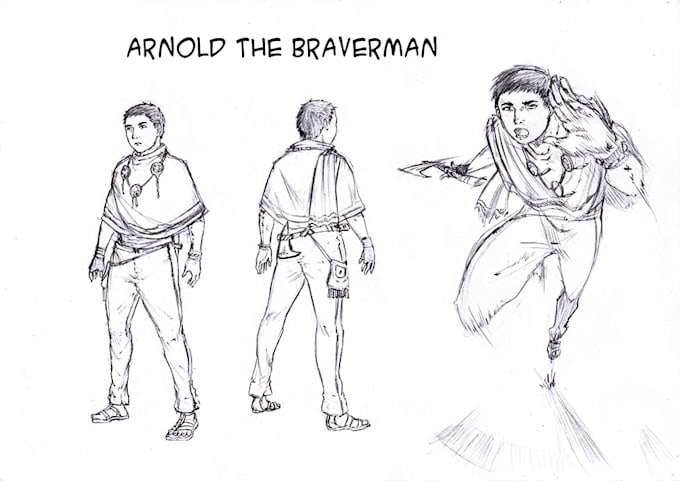 Draw cool and detailed your original character in 24 hours by ...