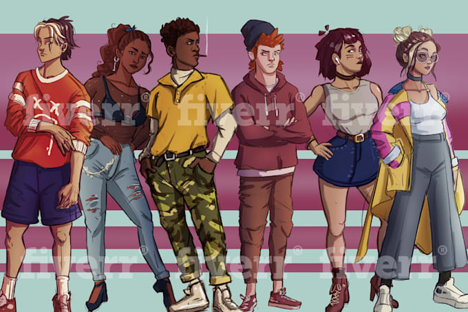 Draw a dope character or avatar for you by Diegzdg | Fiverr