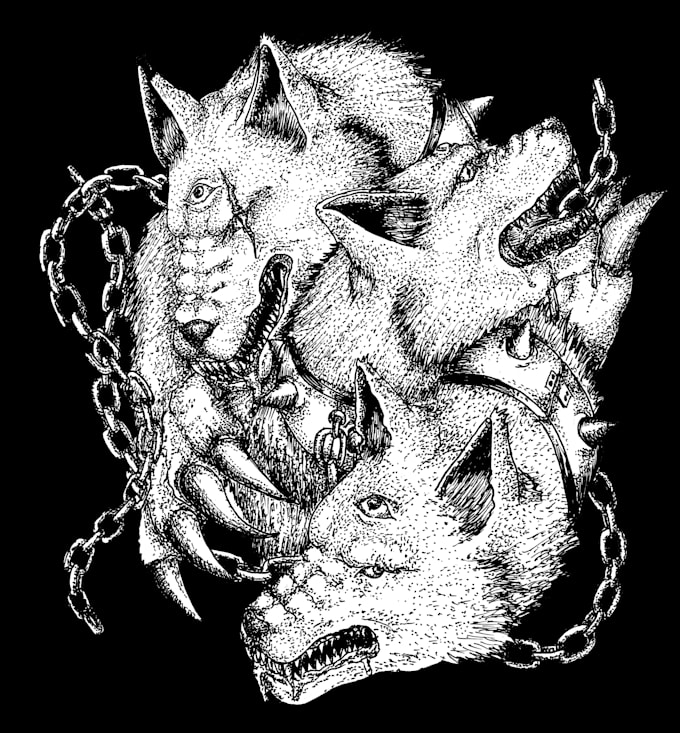 Gothic and dark illustration by Fads_draw | Fiverr