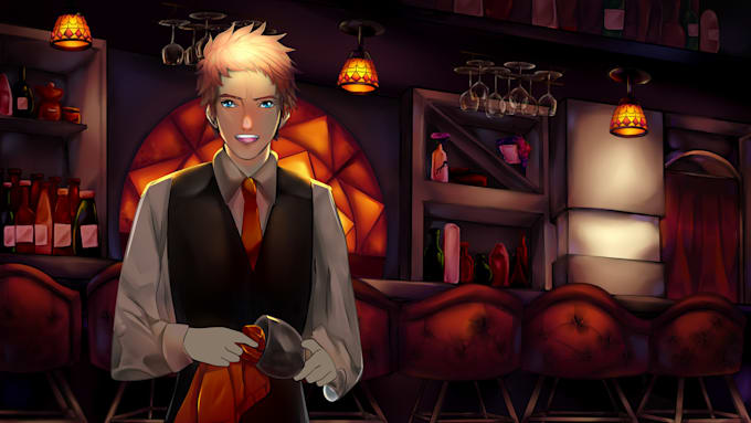 Create beautiful visual novel sprites for your game by Isochi | Fiverr