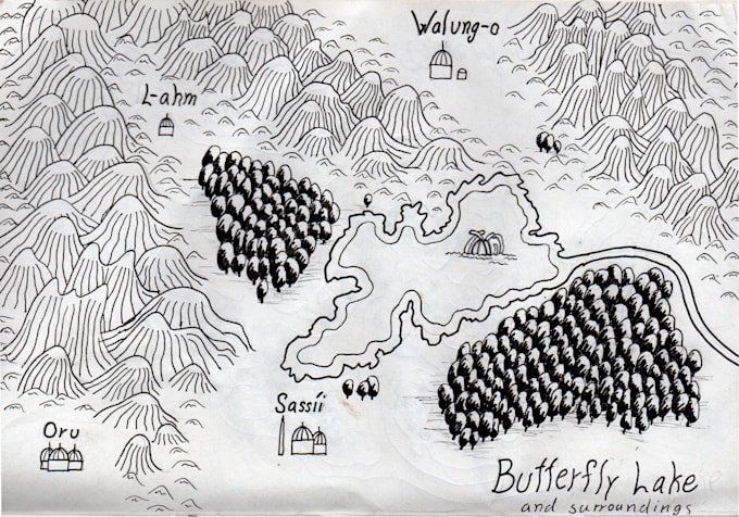 Make a custom hand drawn fantasy map for you by Alphadragon2 | Fiverr