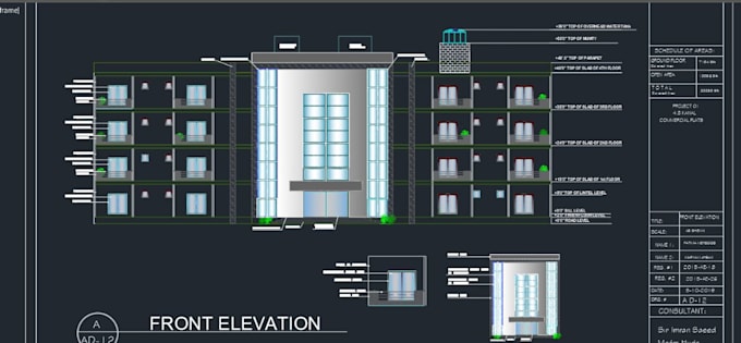 Design 2d architectural drawings on autocad by Fatimamehboob9 | Fiverr