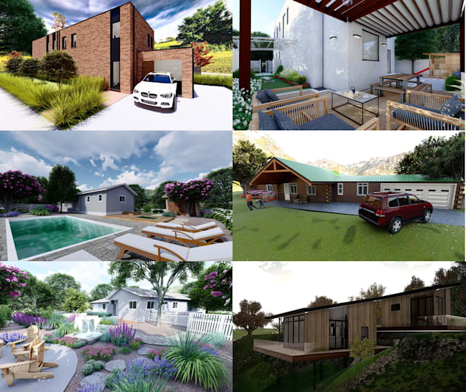 Create beautiful 3d 2d design renderings for you by Kristineg1998 | Fiverr