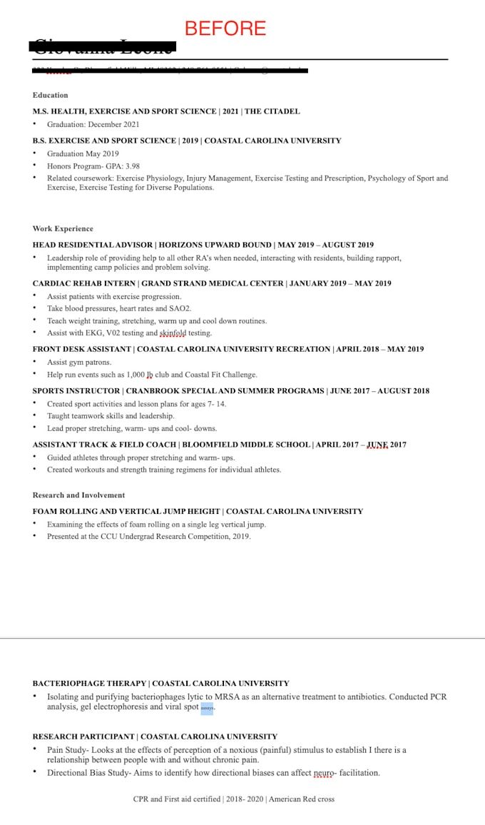 Professionally edit your resume, cover letter, and essays by ...