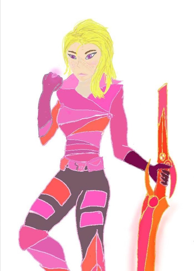 Draw your fictional character by Nuclearrenegade | Fiverr