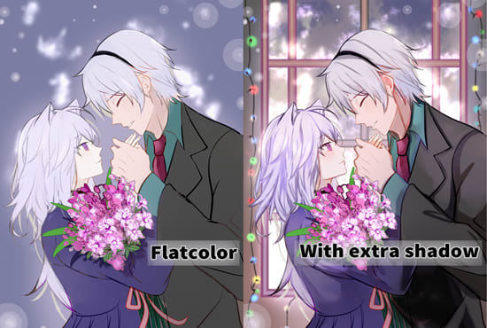 Draw a simple colored anime manga art by Aulia_risq | Fiverr