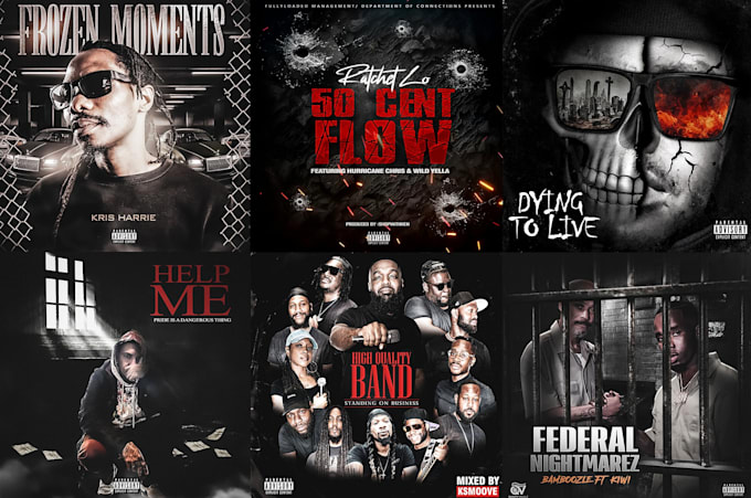 rap mixtape covers