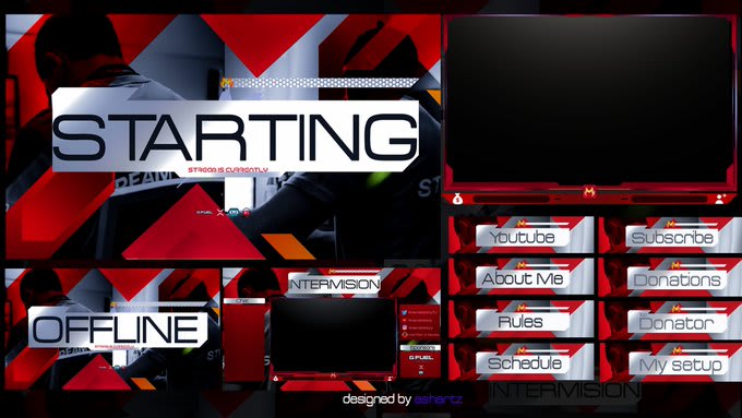 Make you a twitch package by Ashartz | Fiverr