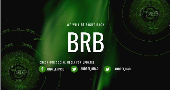 Create an afk and offline screen for a twitch streamer by ...