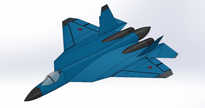 Design detailed aircraft 3d design on solidworks by Usmankhan956 | Fiverr