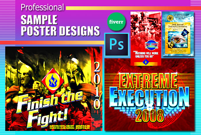 Create all types of professional photoshop posters by Nitzatelier | Fiverr