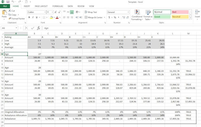 Provide you with a basic budget or forecast template by Francismnz | Fiverr