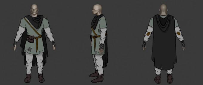 Create concept art clothing for your character by Olgaolis | Fiverr