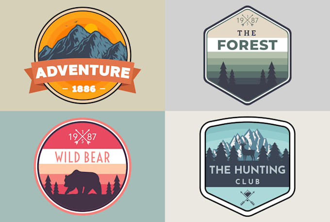 Design sticker, logo, badge, patch and label by Haseebuk | Fiverr